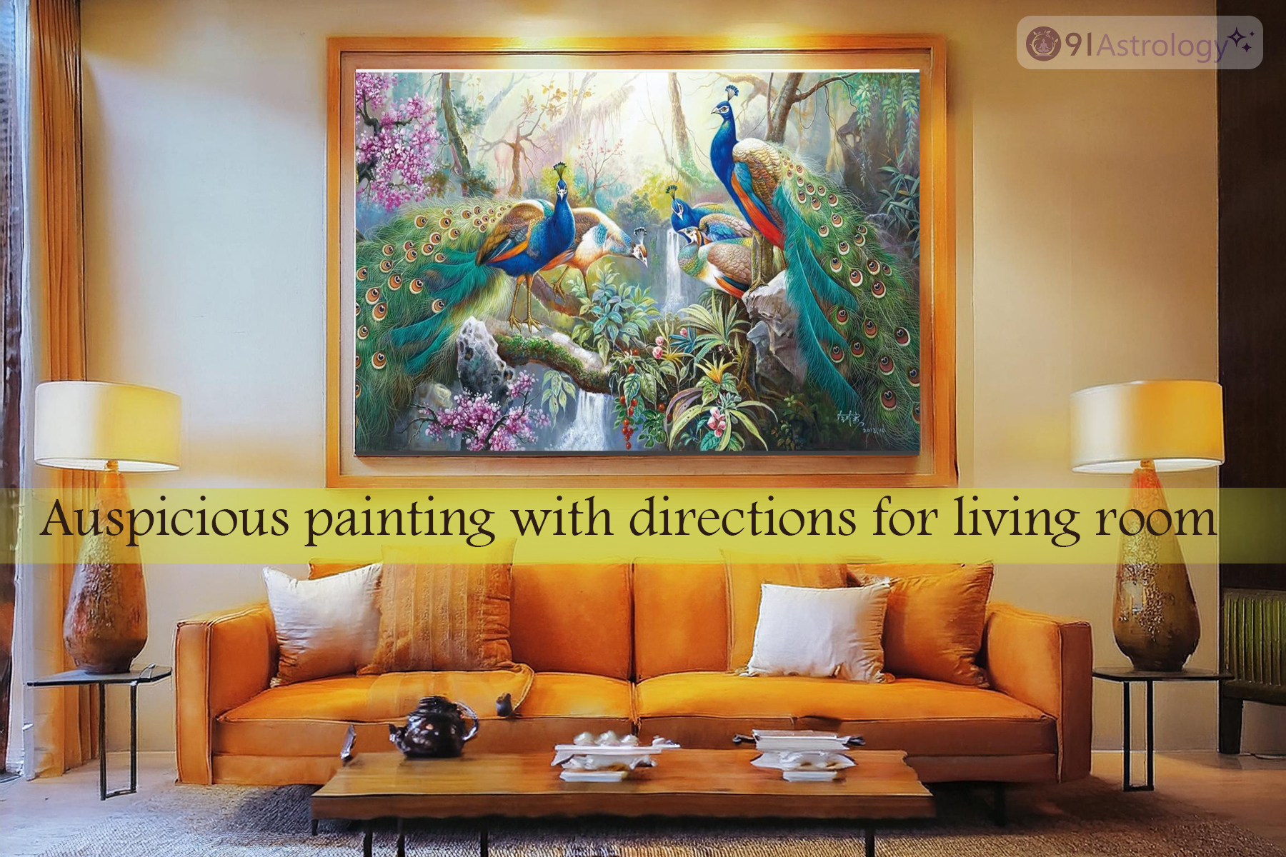 Auspicious Painting for Living Room According to Vastu: Auspicious and ...